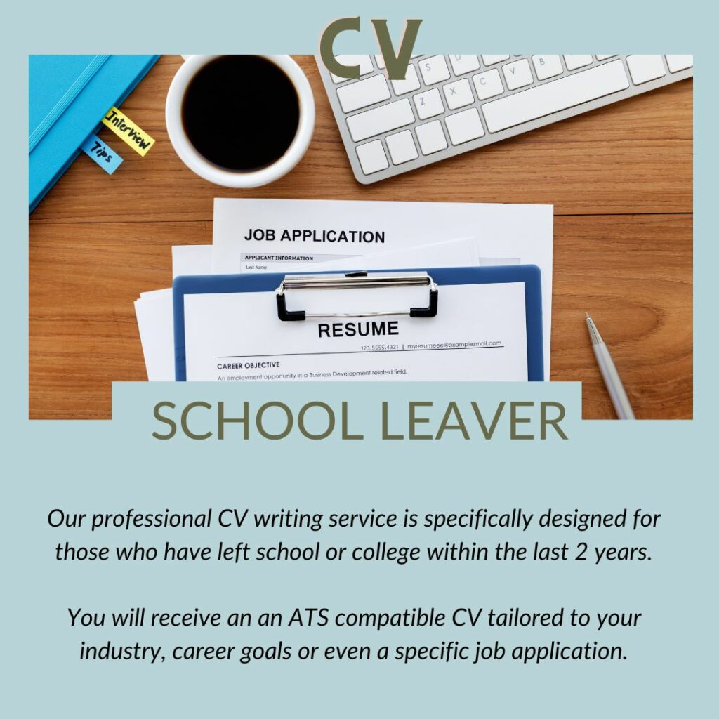 School Leaver CV Writing Service | Stand Out and Get Hired